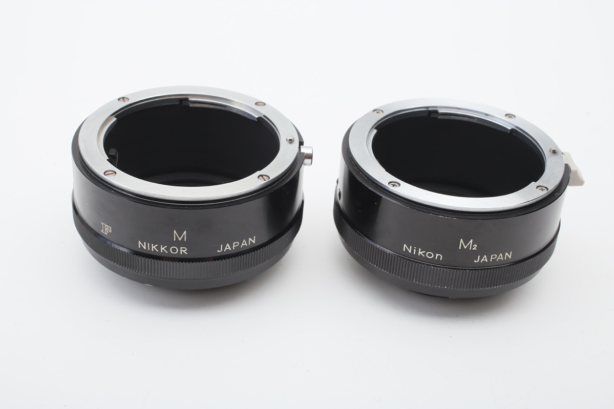Nikon F- M+M2 Extension Tubes+27.5mm Macro+Non-Ai Extension Ring SET ...